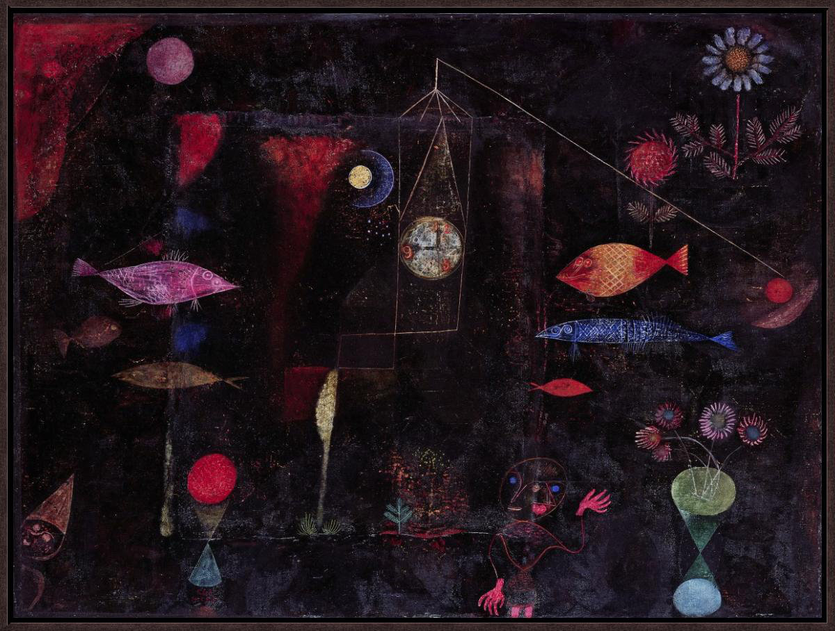 Vault W Artwork 'Fish Magic' by Paul Klee Framed Painting Print on Canvas - Wayfair Canada